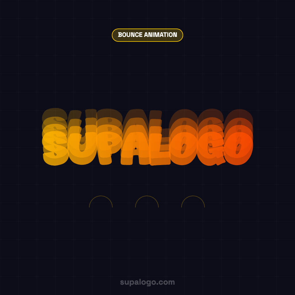 Bouncing Logo Generator Free Online — Supalogo